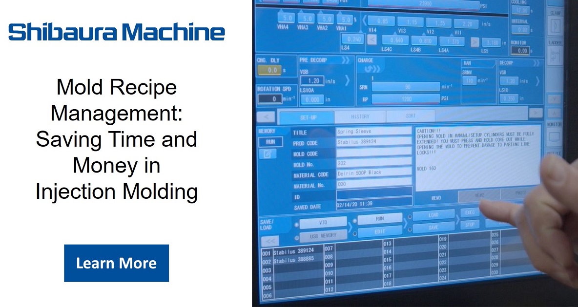 Mold Recipe Management: Saving Time and Money in Injection Molding